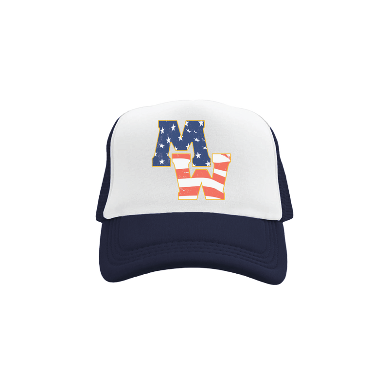 MW AMERICANA FOAM TRUCKER HAT - Morgan Wallen Official Store