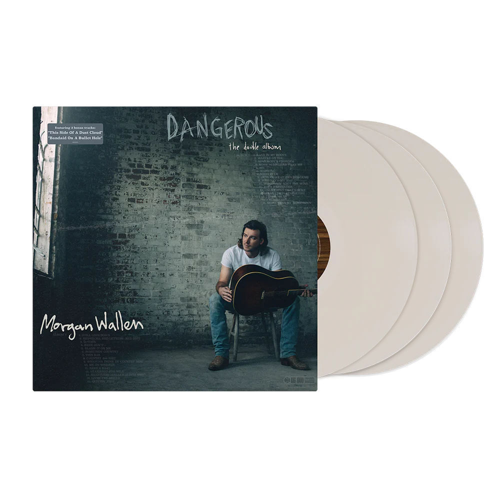 Dangerous: The Double Album Milky Clear 3Lp - Morgan Wallen Official Store